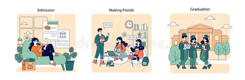 Milestone. Flat Vector Illustration Stock Illustration - Illustration ...