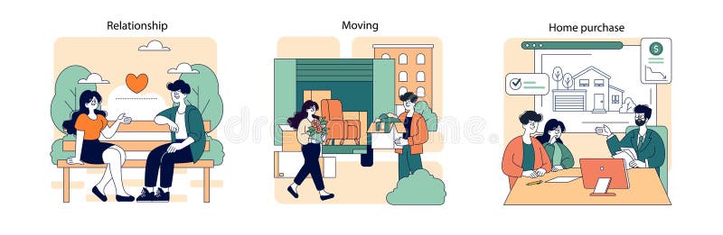 Milestone. Flat Vector Illustration Stock Illustration - Illustration ...