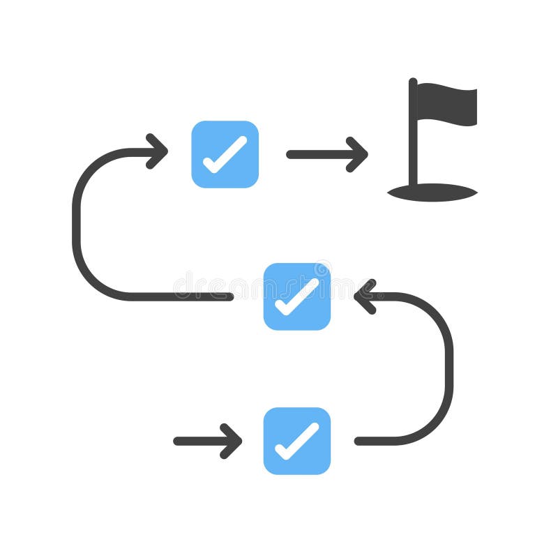 Milestone Icon Image. stock vector. Illustration of award - 290213416