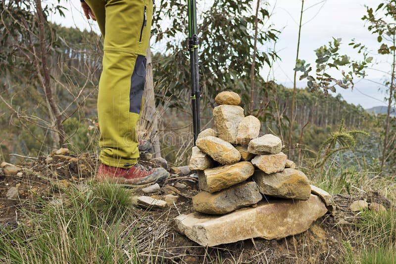 Milestone stock image. Image of pile, travel, summer - 94318355