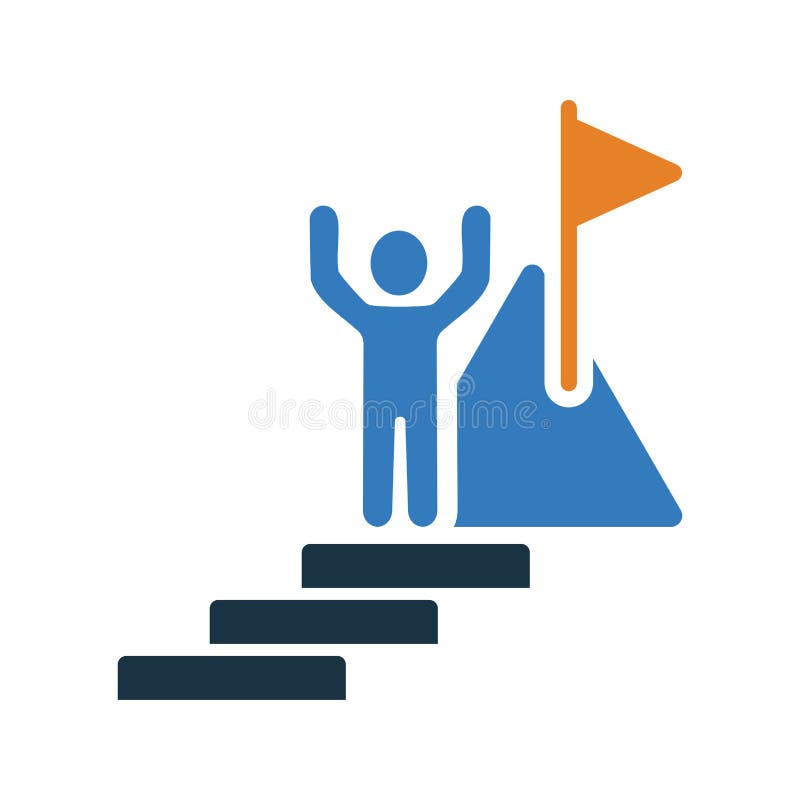 Milestone, Success, Target Icon Stock Illustration - Illustration of ...