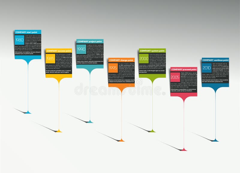 Milestone, Timeline, Step by Step Template, Infographic. Stock Vector ...