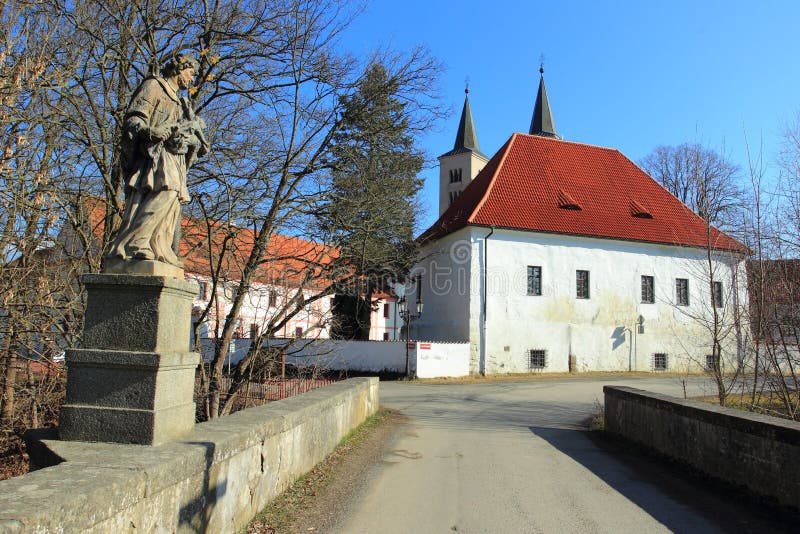 Milevsko stock photo. Image of bohemia, bridge, building - 38203086