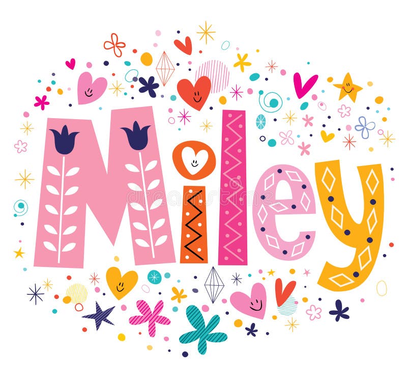 Female Name - Emily. Lettering Design. Handwritten Typography. V Stock ...