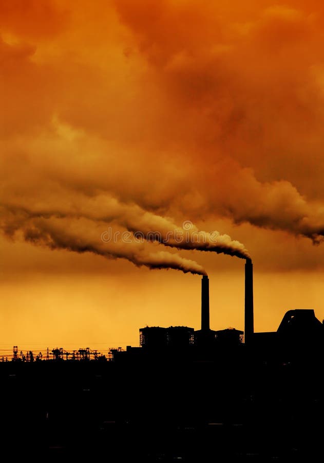 Milieuvervuiling stock afbeelding. Image of dampen, horizon - 19778413