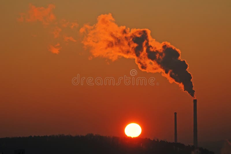 Milieuvervuiling stock afbeelding. Image of kleur, toneel - 25239527