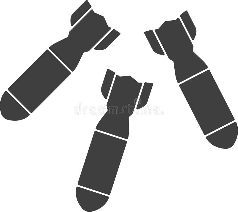 Military Air Bombs Icon Vector Image. Stock Illustration - Illustration ...