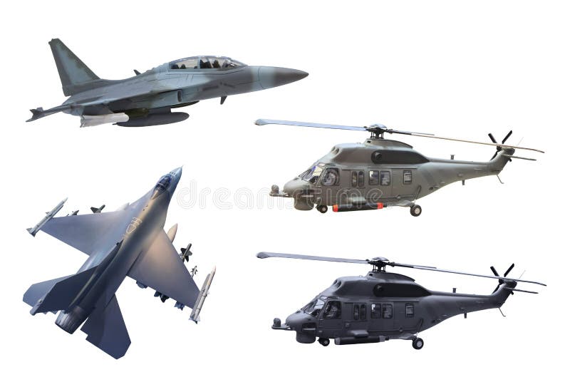 Military Air Plane Isolated on White Background Stock Photo - Image of ...