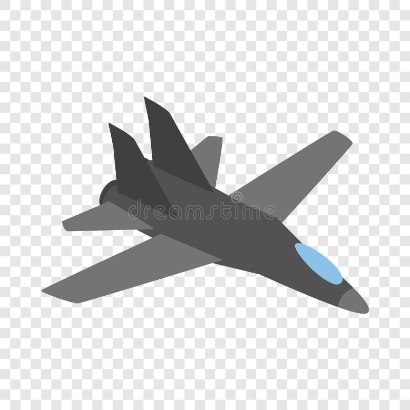 Military Aircraft Isometric Icon Stock Vector - Illustration of tourism ...