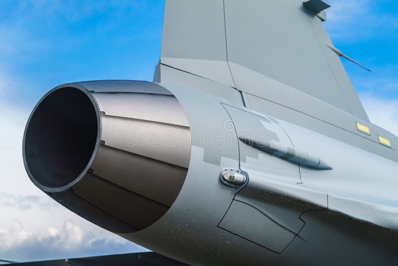 Military Aircraft Nozzle_00713 Stock Photo - Image of mechanism ...