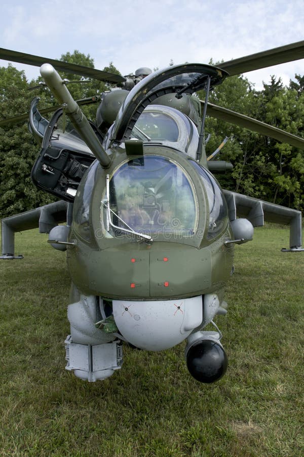 Military attack helicopter stock image. Image of attack - 76318067