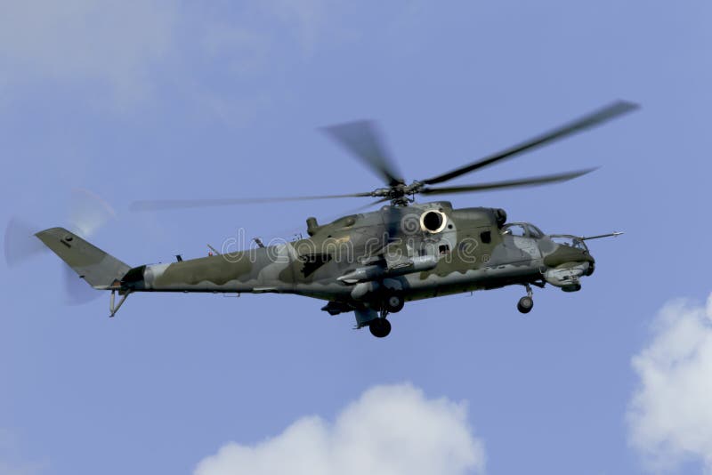 Military attack helicopter editorial stock photo. Image of soldier ...