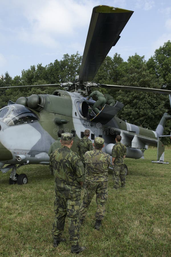 Military attack helicopter editorial stock photo. Image of white - 76318048