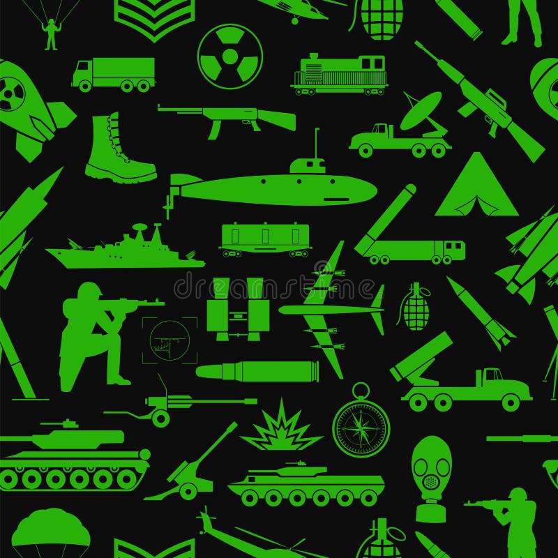 Military Background. Seamless Pattern. Military Elements, Armore Stock ...