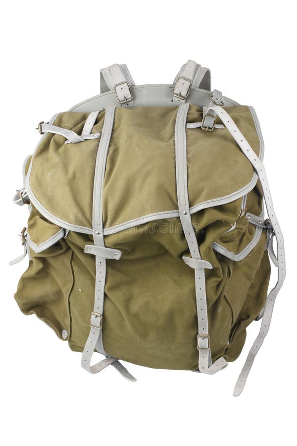 692 Vintage Military Backpack Stock Photos - Free & Royalty-Free Stock ...