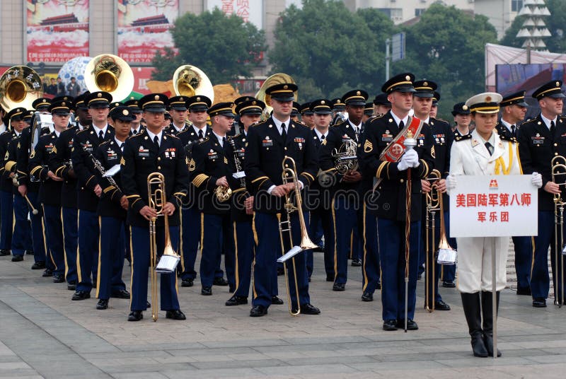 Military band editorial photography. Image of troops - 18760692