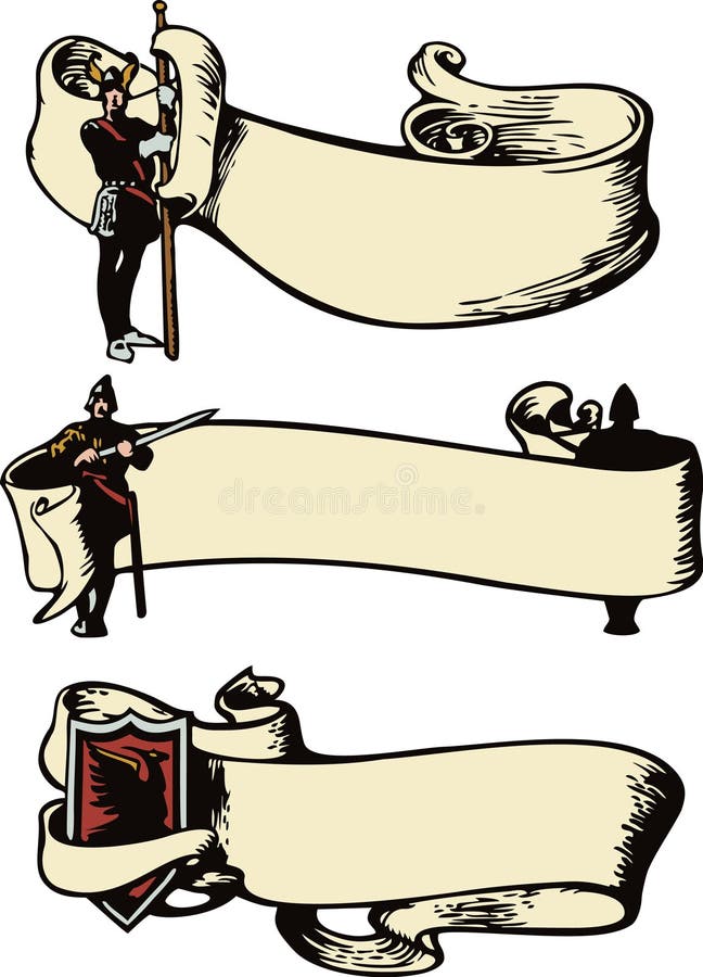 Military banners stock vector. Illustration of clipart - 8684638