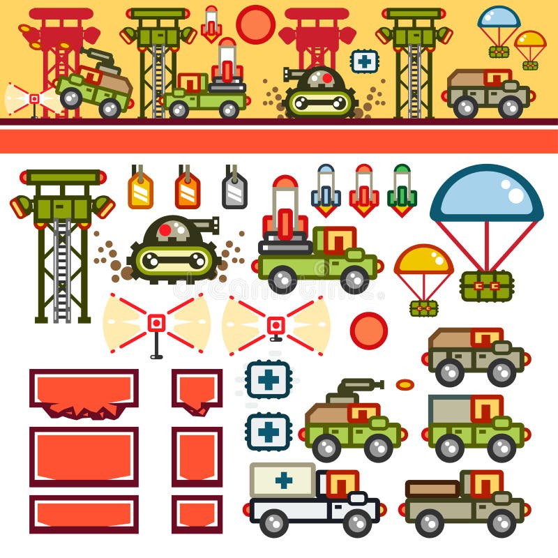 Military Base Cartoon Stock Illustrations – 212 Military Base Cartoon ...