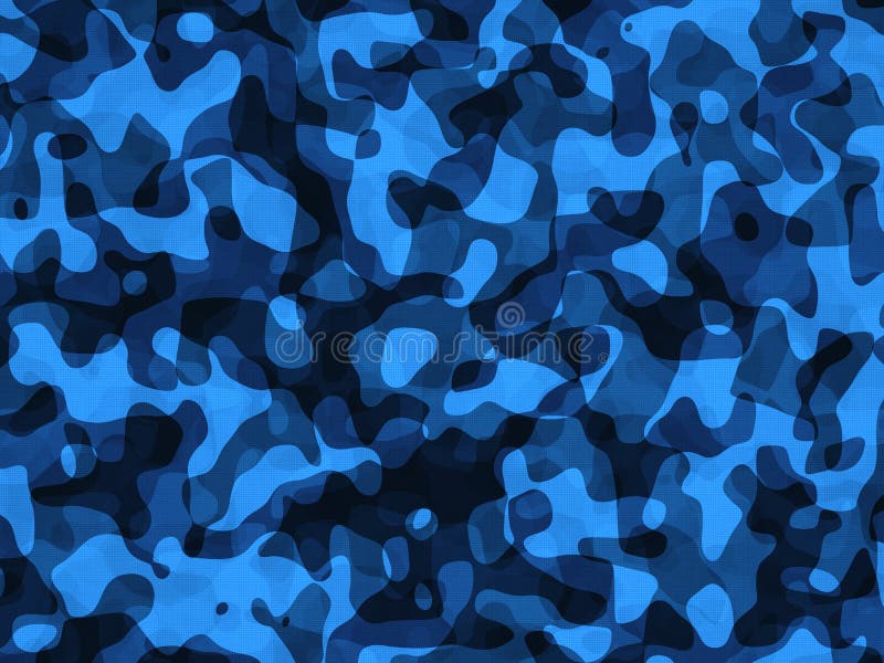 Military blue texture stock illustration. Illustration of camouflage ...