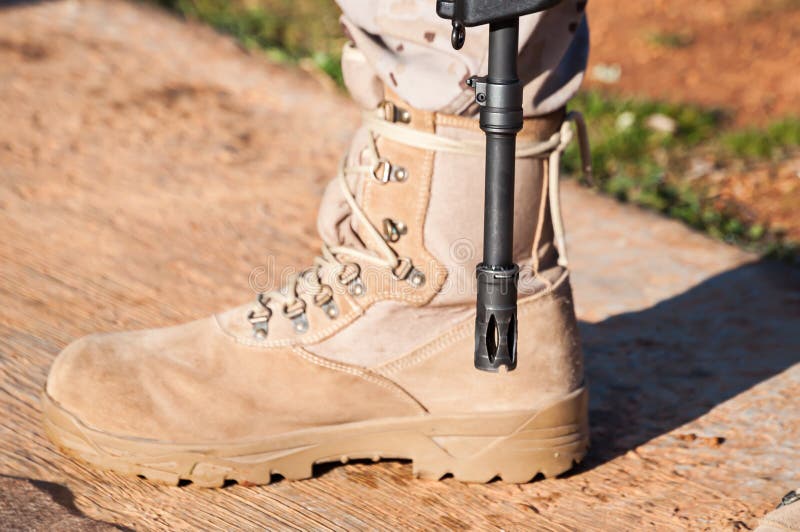 Military boots stock photo. Image of land, army, physical - 52571952