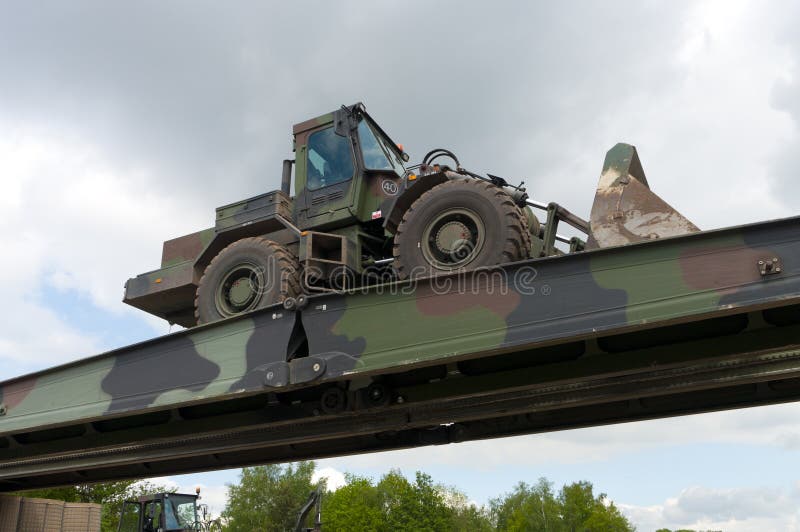 Military bridge stock photo. Image of vehicle, high, bailey - 25196116