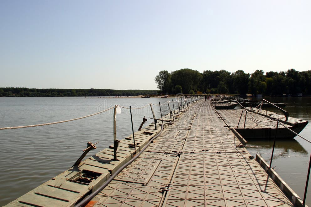 Military bridge stock photo. Image of military, river - 26301096