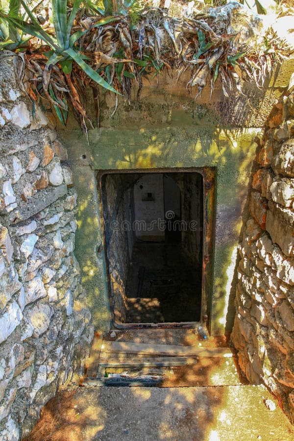 Military Bunkers on the Island of VIS Stock Image - Image of military ...