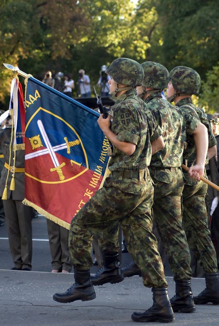 Military Cadet Brigade Flag Editorial Photo - Image of cadet, military ...