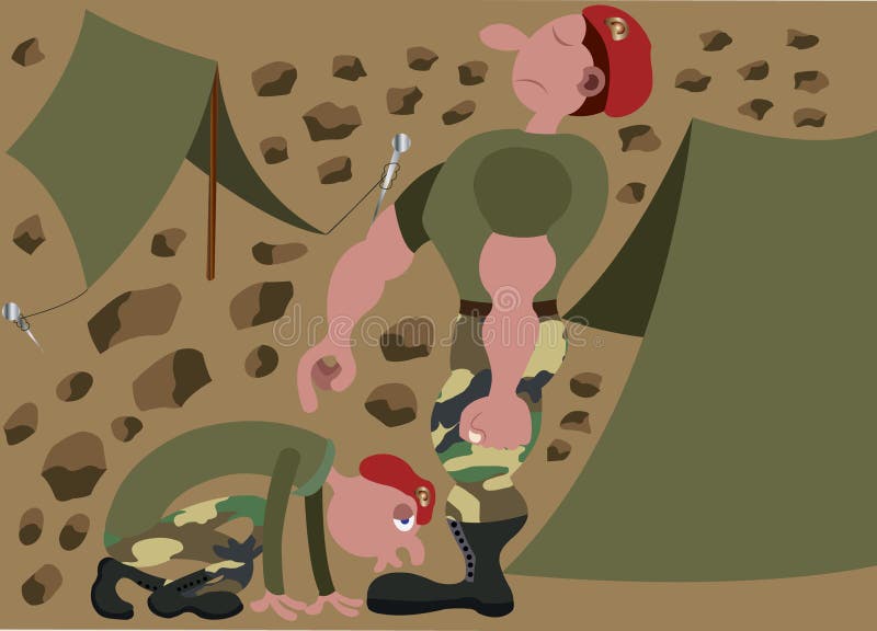 The Bootlicker stock vector. Illustration of subordinate - 101357753