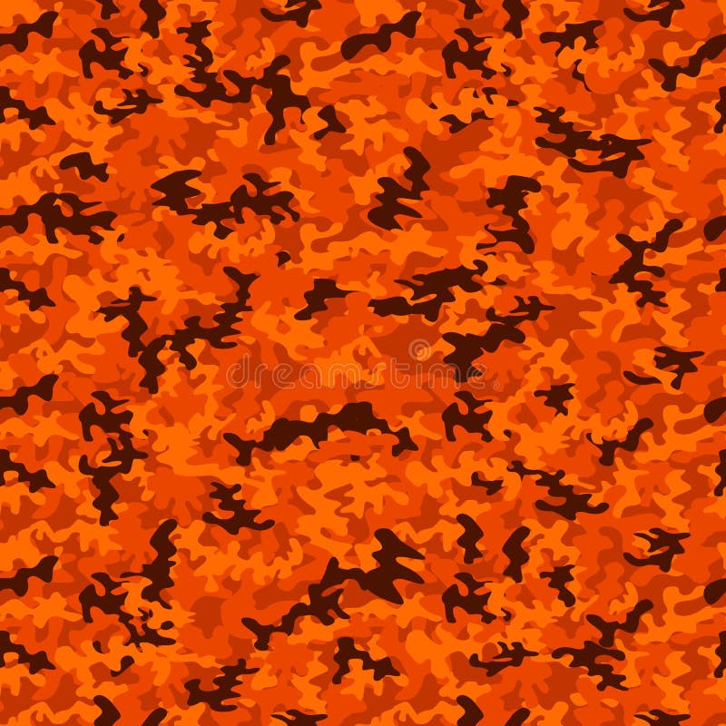 Military Camo Seamless Pattern. Camouflage in Red, Black and White ...