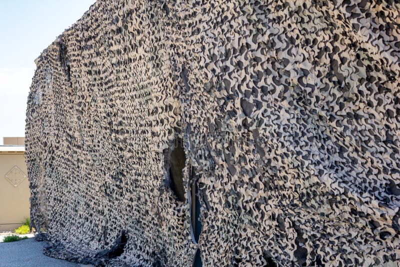 Camouflage netting stock photo. Image of tactical, mesh - 166697758