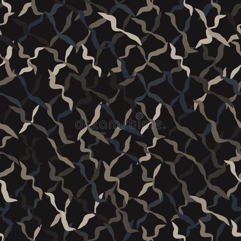 Military Camouflage Netting Seamless Vector Pattern Background Stock ...