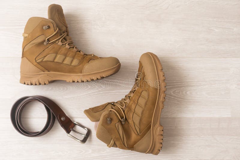 Military Camouflage Uniforms and Boots Stock Photo - Image of footwear ...