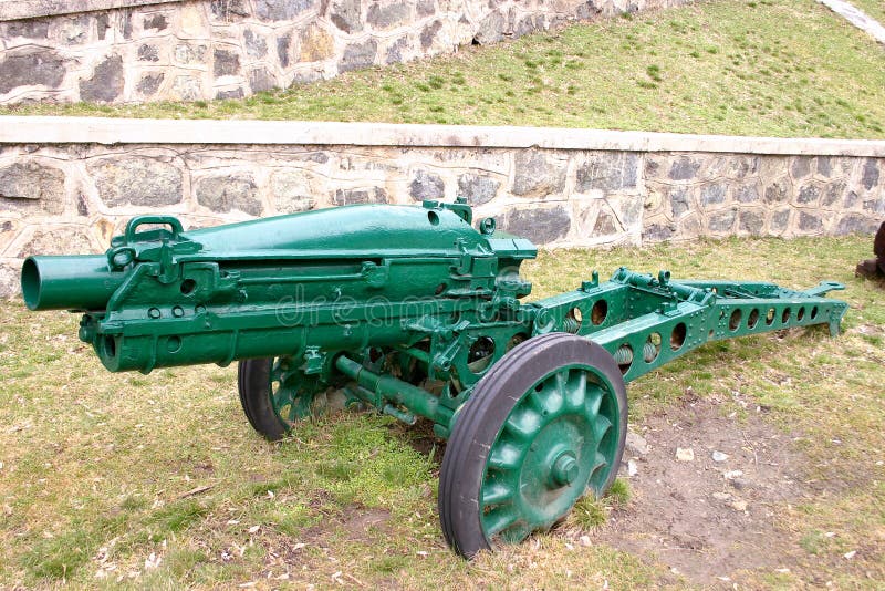 Military cannon stock image. Image of equipment, military - 8833633