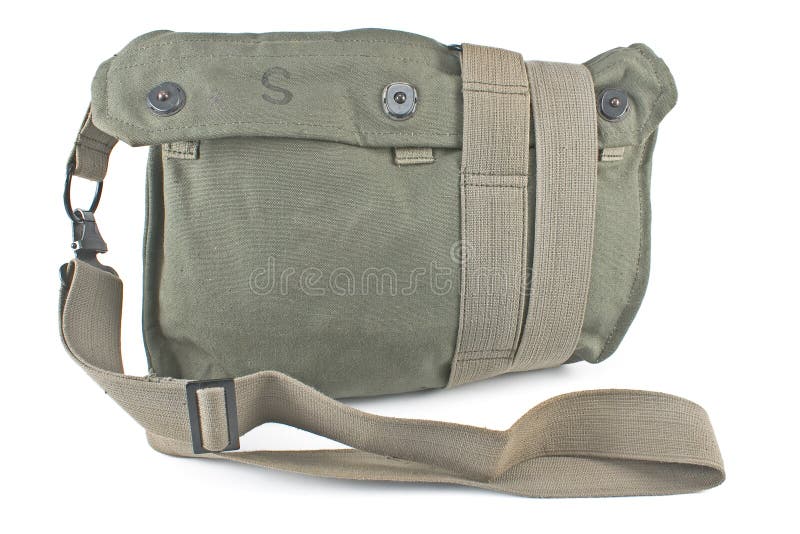 Military canvas bag stock image. Image of rucksack, handbag - 29584581