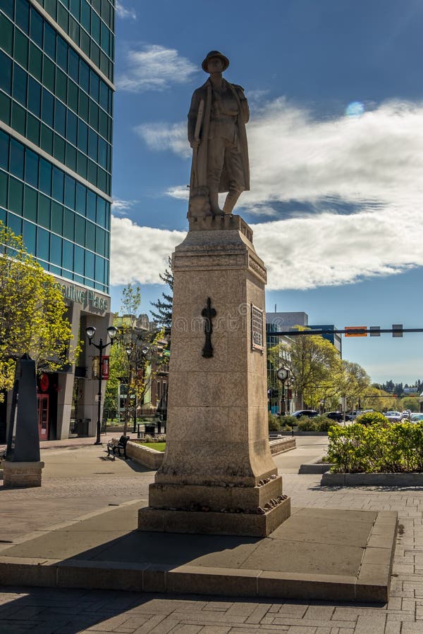 Military Cemetary and Cenotaph Red Deer Alberta Canada Editorial ...