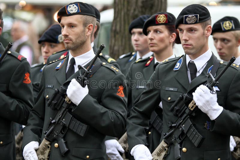 Military Ceremony - the Netherlands Editorial Stock Image - Image of ...