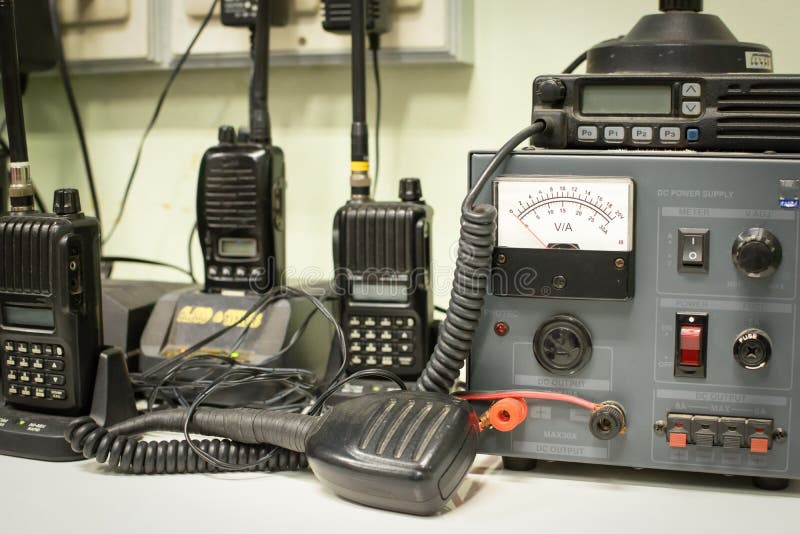 Military Communications Receiver Stock Image - Image of manufacturer ...