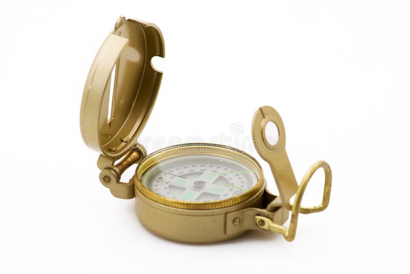 A military compass stock photo. Image of background, guide - 8267428