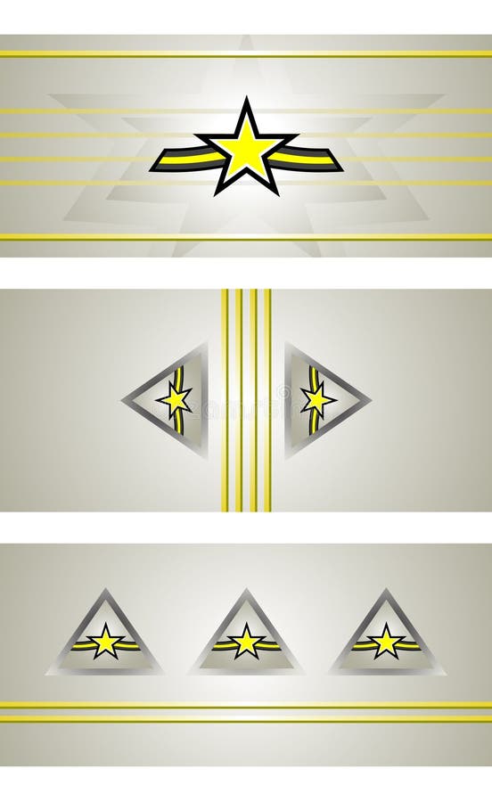 Military designs stock vector. Illustration of star, decorative - 20686316