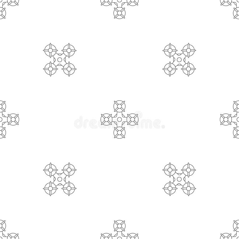 Military Drone Pattern Seamless Vector Stock Vector - Illustration of ...