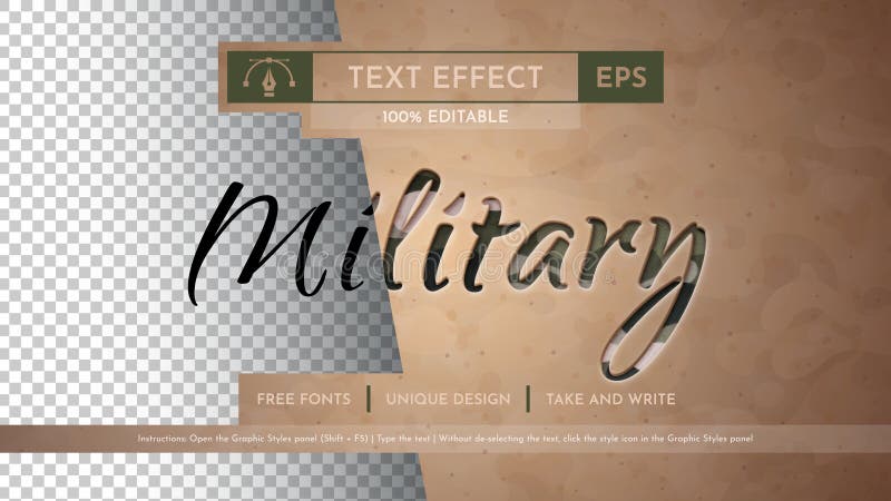 Military Font Stock Illustrations – 10,632 Military Font Stock ...