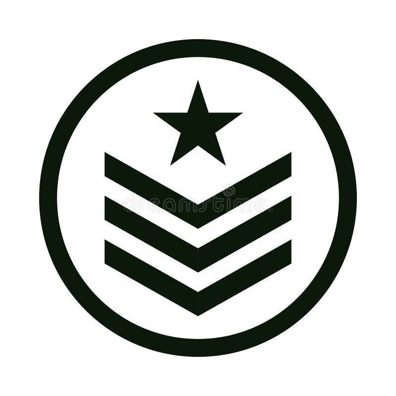 Military emblem icon image stock illustration. Illustration of shirt ...