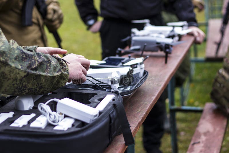 Military Exercises at the Base for Recruits. Study of the Work of a ...