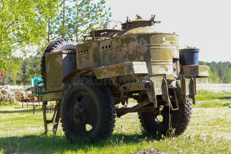 Military Field Kitchen of the Soviet Army Stock Photo - Image of ...