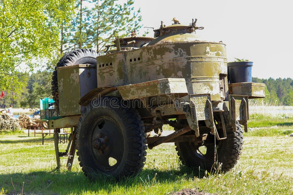 Military Field Kitchen of the Soviet Army Stock Photo - Image of ...