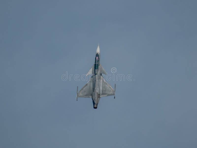 Military Fighter Jet during an Air Show Editorial Stock Image - Image ...