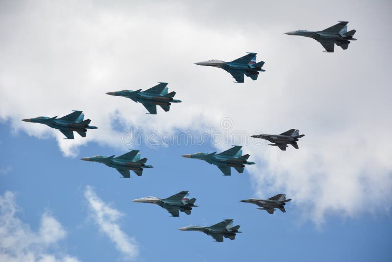 Military Fighter Jets in the Air Editorial Photo - Image of flight ...