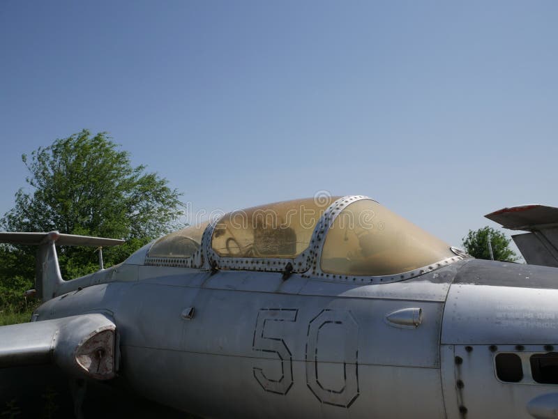 Military Fighter Plane Old Abandoned Broken. Military Abandoned ...