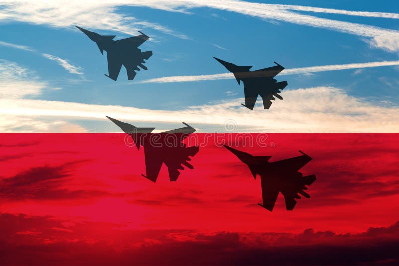Collage. Military Fighters in the Sky Stock Image - Image of aviation ...